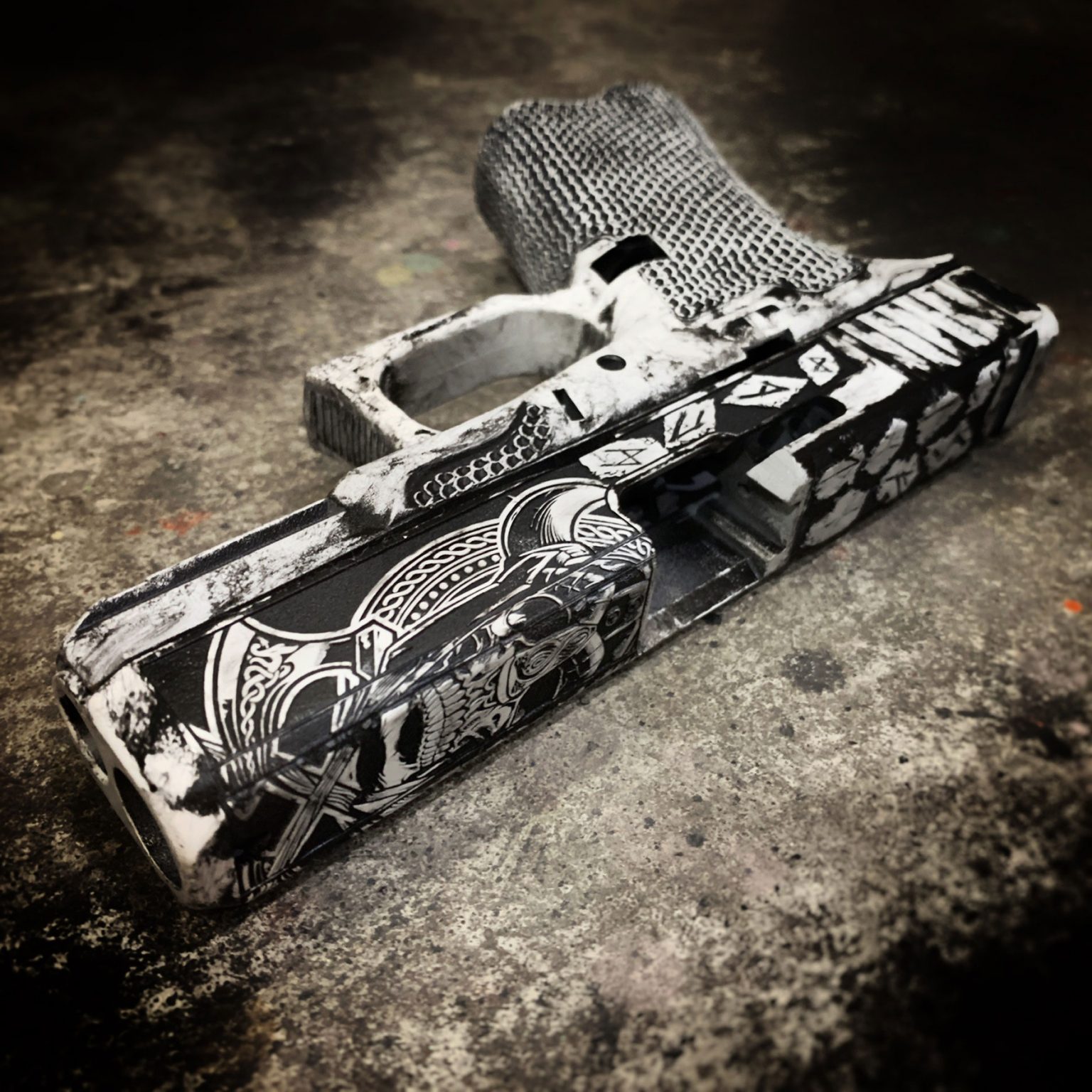 Full Slide Engraving - Dark Alliance Customs